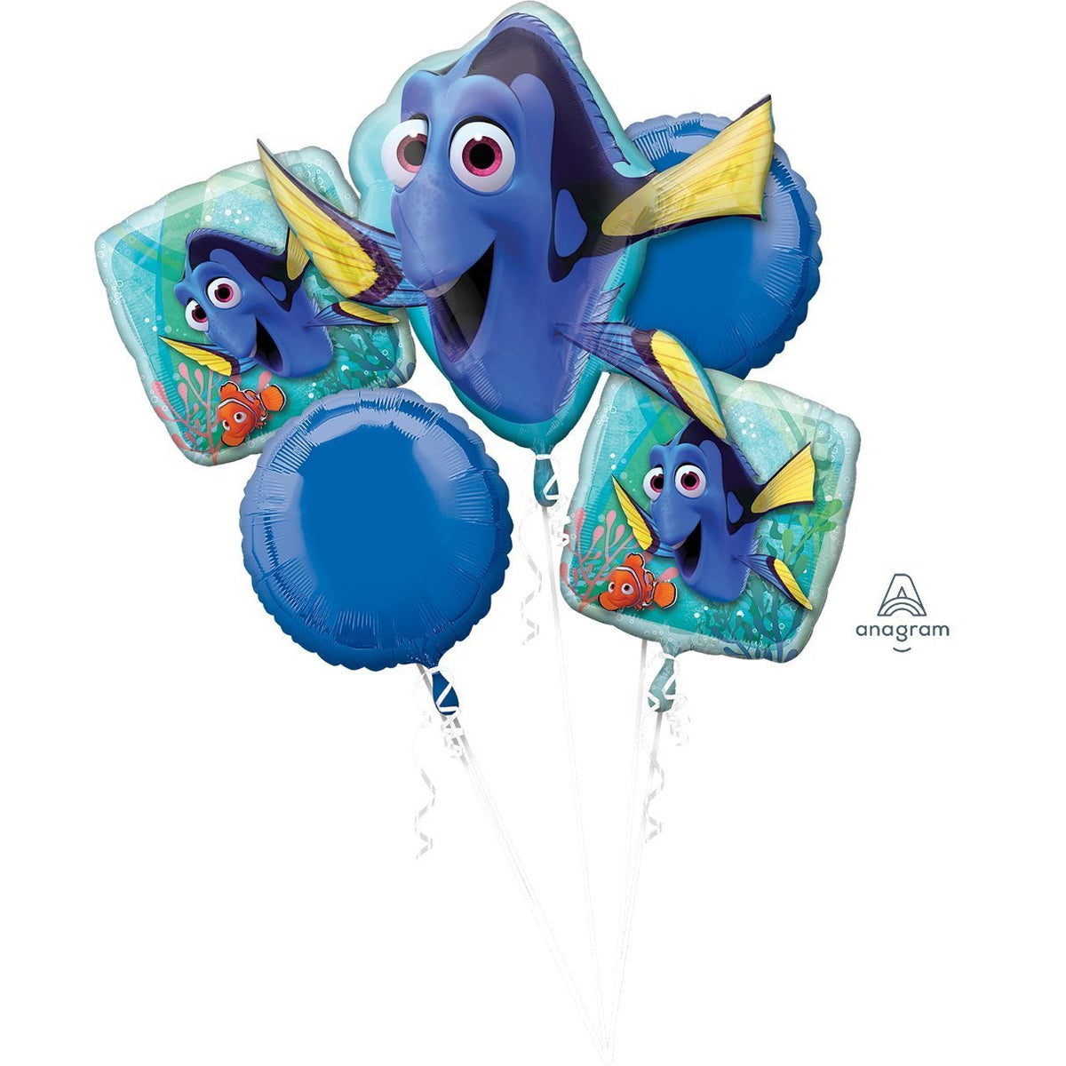 Finding Dory - Foil Balloon Bouquet | Party Hero